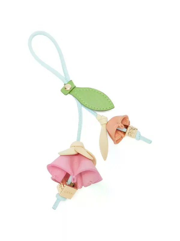 GANNI Floral Keyring - Pink