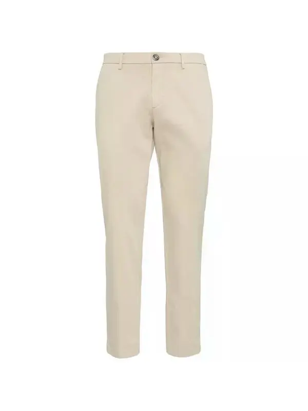 Boggi Milano Garment-dyed Trousers - Neutrals