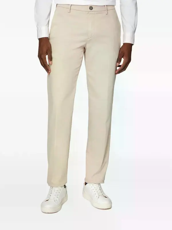 Boggi Milano Garment-dyed Trousers - Neutrals