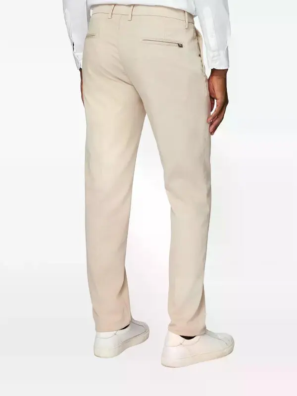 Boggi Milano Garment-dyed Trousers - Neutrals