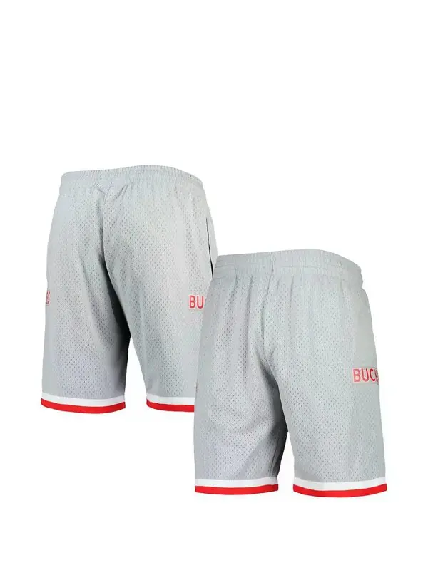 Mitchell & Ness Ohio State Buckeyes 1991 Shorts - Grey