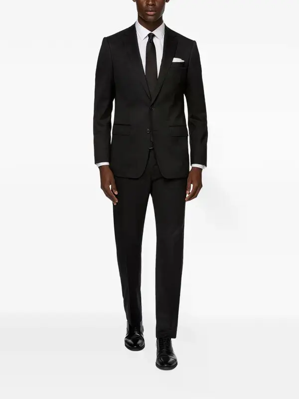 Boggi Milano Single-breasted Blazer - Black