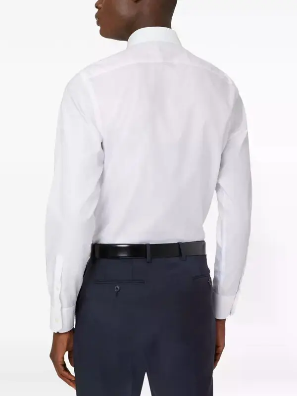Boggi Milano Slim Fit Cotton Twill Shirt