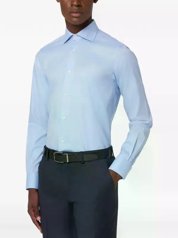 Boggi Milano Twill Windsor-collar Shirt