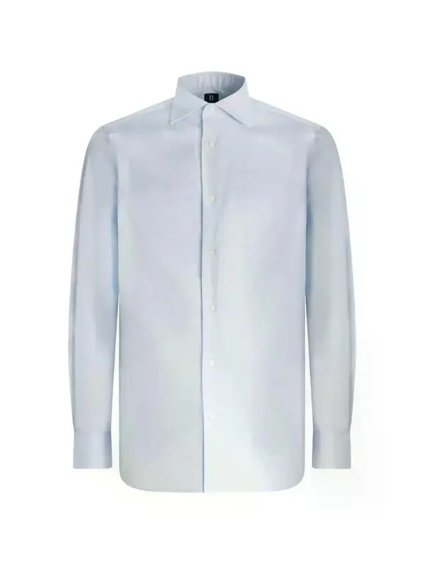 Boggi Milano Windsor-collar Pinpoint Shirt