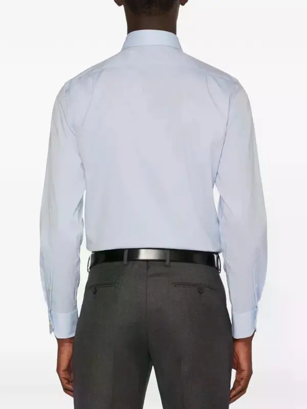 Boggi Milano Windsor-collar Pinpoint Shirt