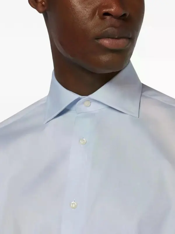 Boggi Milano Windsor-collar Pinpoint Shirt