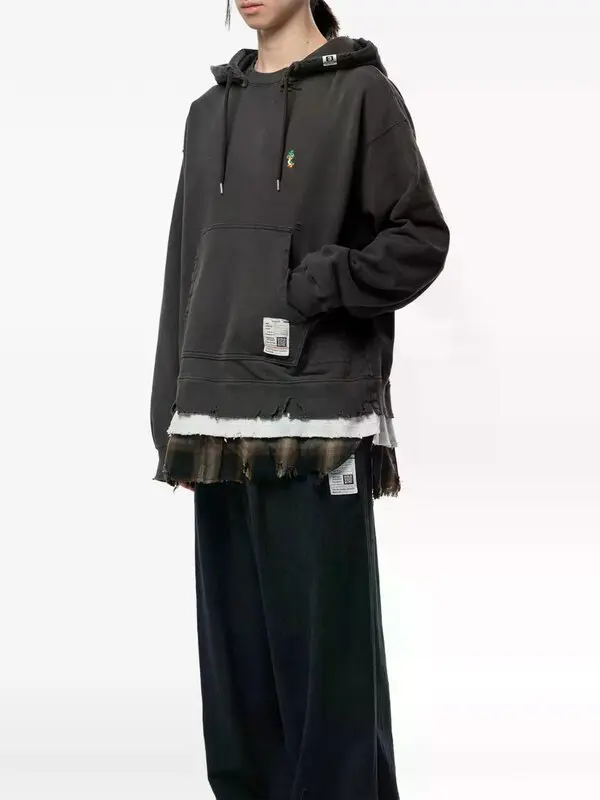 Mihara Yasuhiro Layered Hoodie - Grey