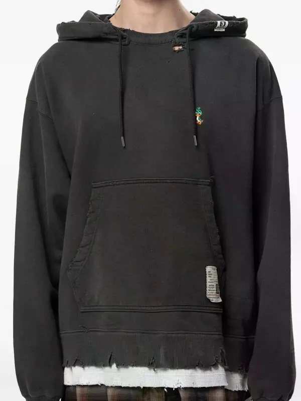 Mihara Yasuhiro Layered Hoodie - Grey