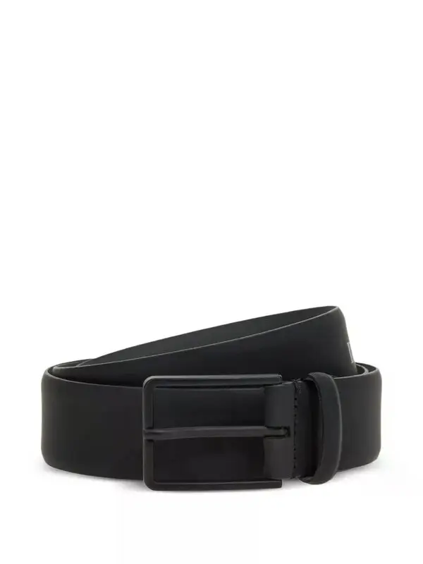 Boggi Milano Leather Belt - Black