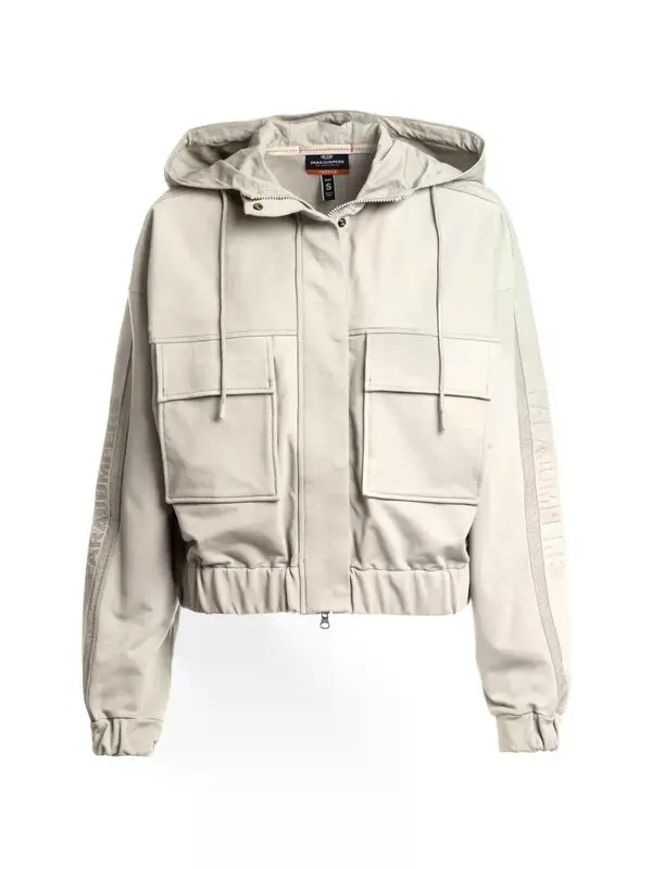 PARAJUMPERS Salvage Zip-up Hoodie - Neutrals
