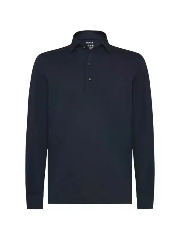 Boggi Milano Bowling-collar Polo Shirt