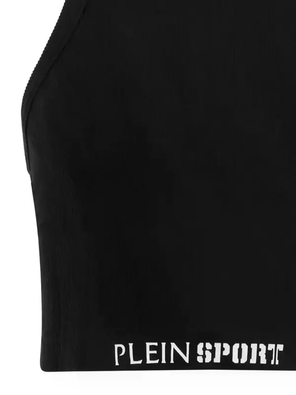 PLEIN SPORT Ribbed Tank Top