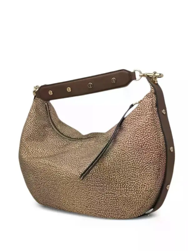 Borbonese Medium Frame Hobo Shoulder Bag - Neutrals