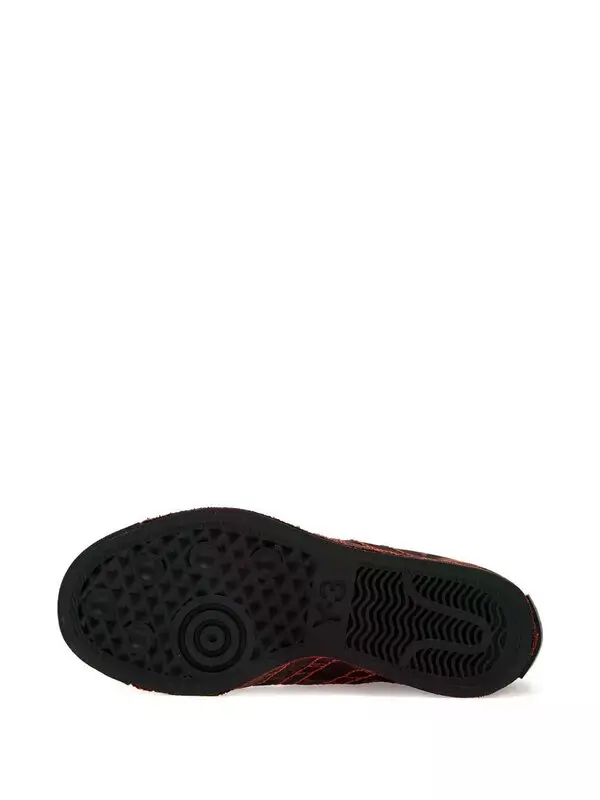 Y3 Tie-dye Detail Low Top Trainers - Black