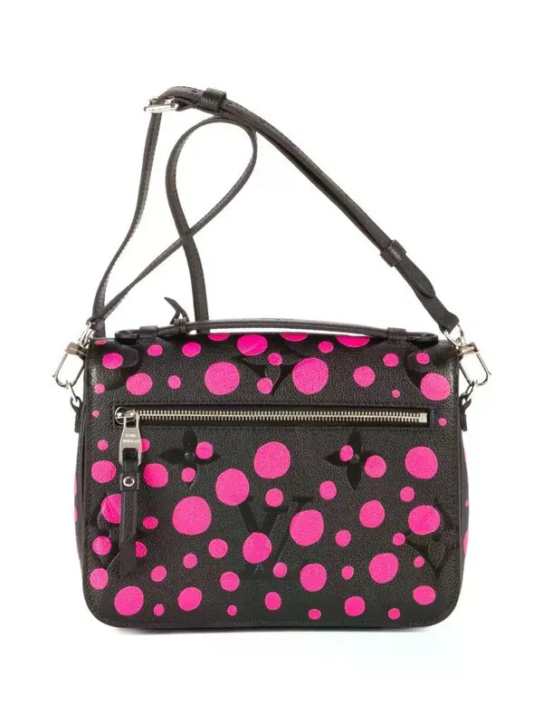 LOUIS VUITTON Polka-dot Print Shoulder Bag - Black
