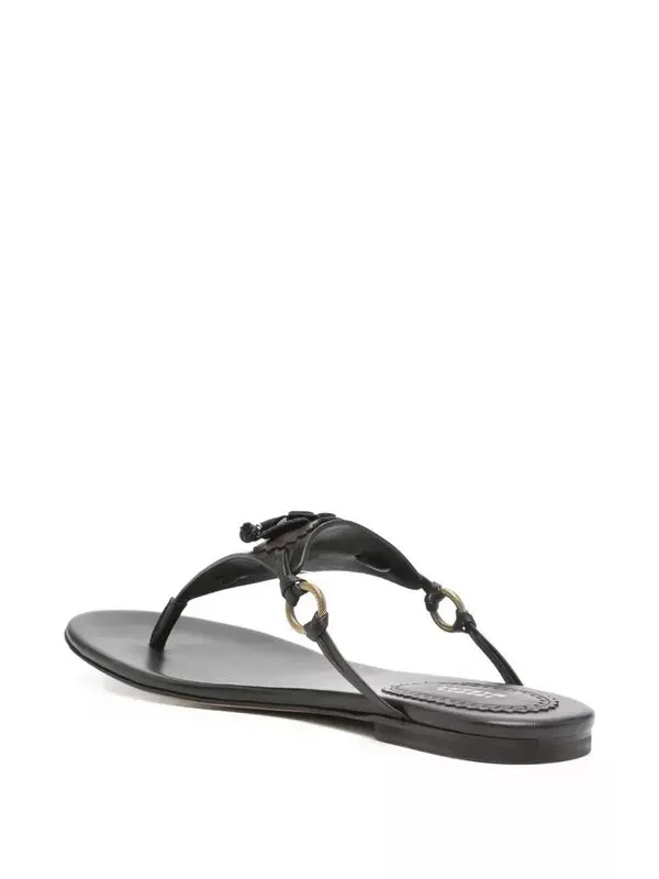 Isabel Marant Étoile Elato Leather Flat Sandals