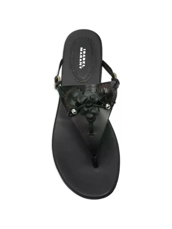 Isabel Marant Étoile Elato Leather Flat Sandals