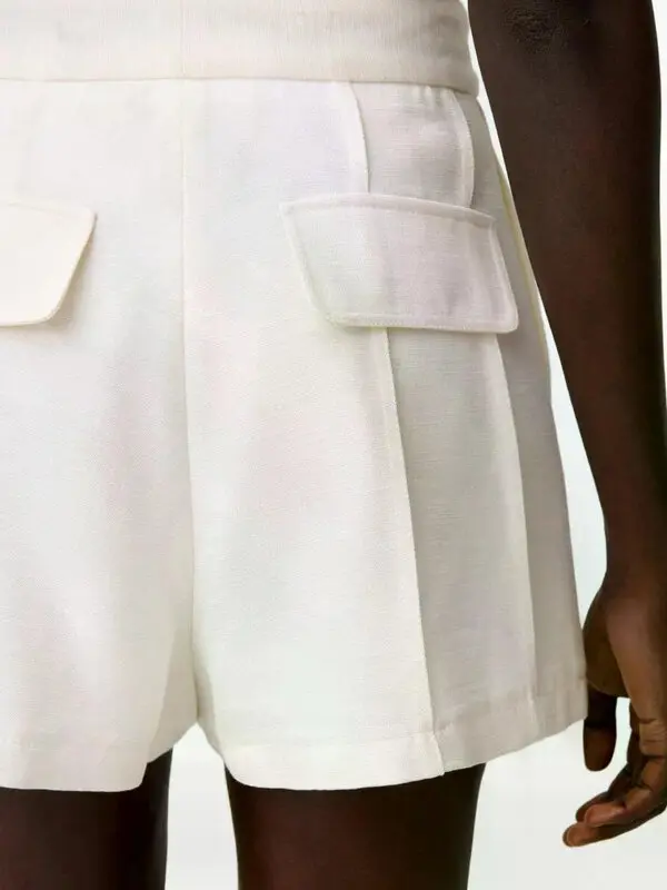 Claudie Pierlot Topstitched Seam Shorts