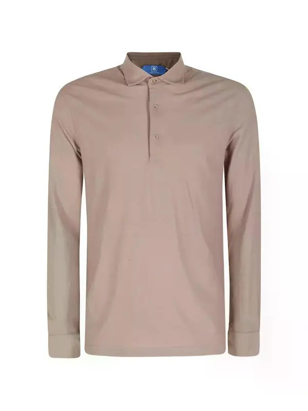 KIRED Long-sleeved Polo Shirt - Neutrals