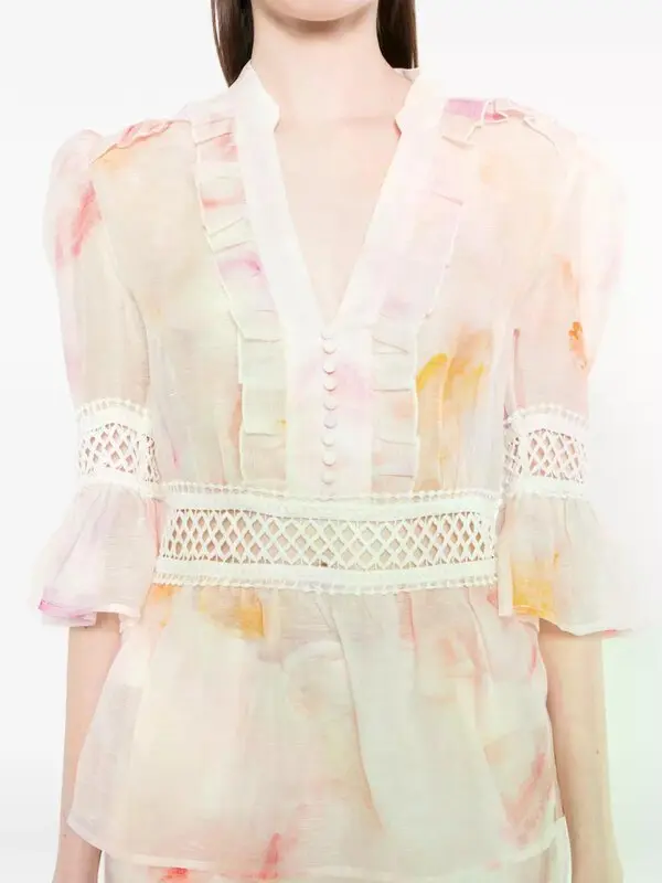 WE ARE KINDRED Peplum-hem Blouse