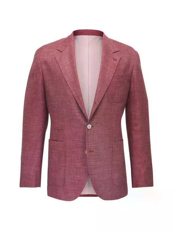 Brunello Cucinelli Patch-pocket Blazer - Red