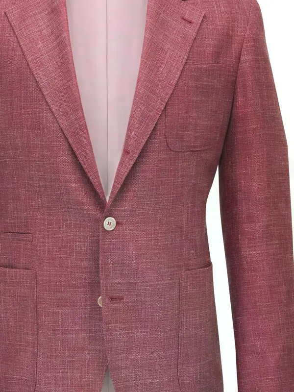 Brunello Cucinelli Patch-pocket Blazer - Red