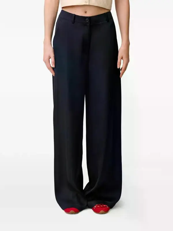 Claudie Pierlot Buttoned Straight-leg Trousers