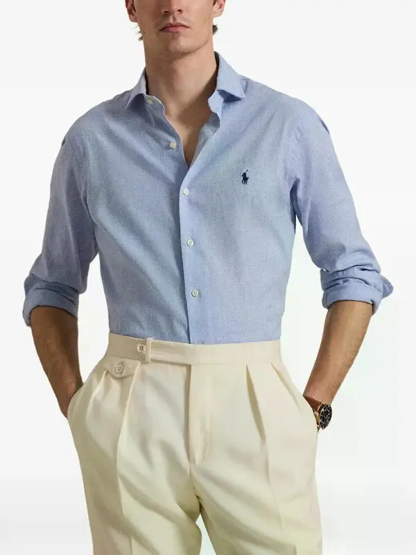 Polo Ralph Lauren Embroidered-logo Long-sleeve Shirt