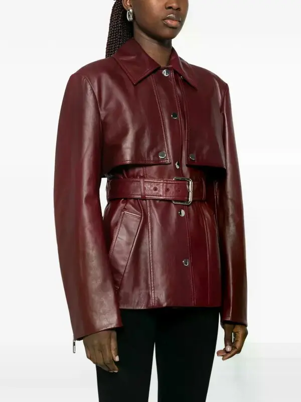 Sportmax Leather Jacket