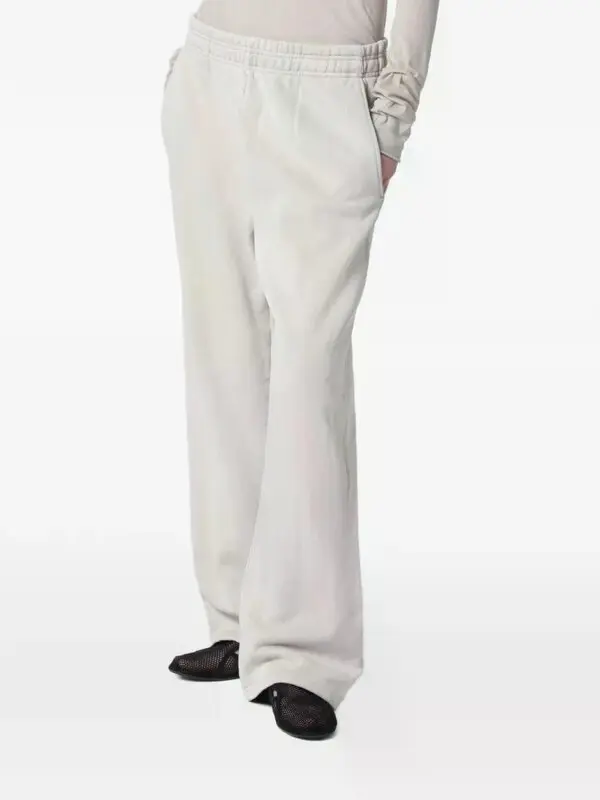 ENTIRE STUDIOS Straight-leg Cotton Track Pants - Neutrals