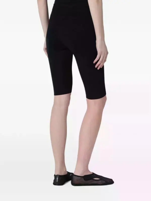 ENTIRE STUDIOS Knit Capri Shorts - Black