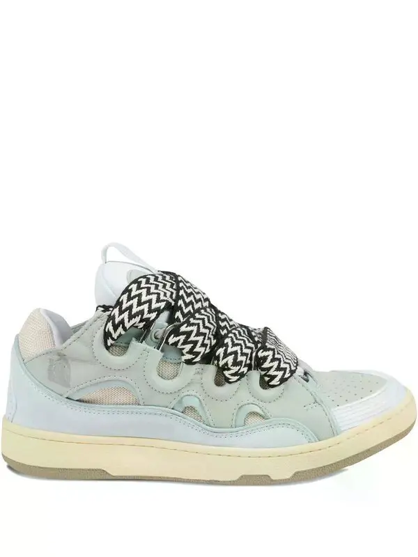 LANVIN Curb Micro-perforated Sneakers