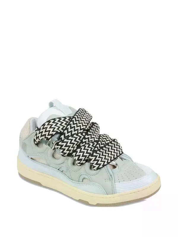 LANVIN Curb Micro-perforated Sneakers