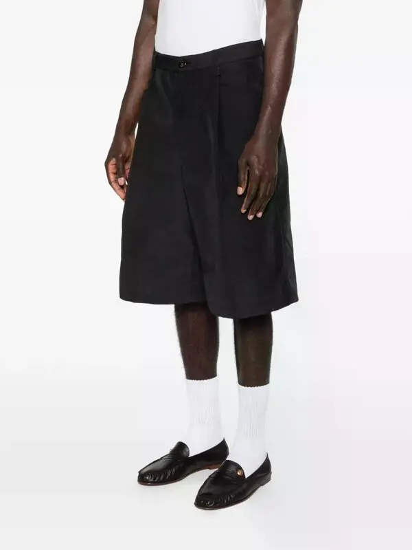 WILLY CHAVARRIA Chilango Pleated Wide Leg Shorts