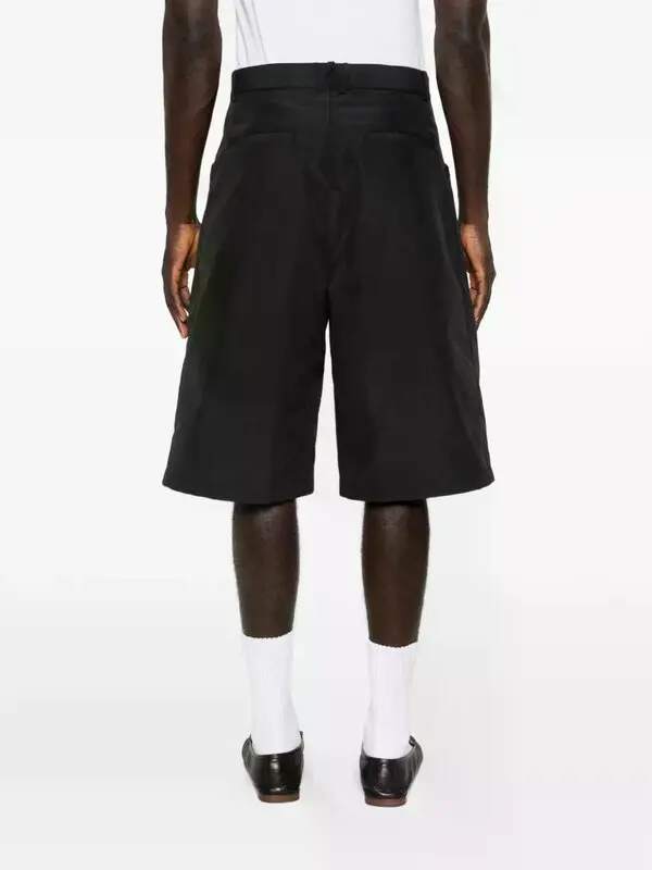 WILLY CHAVARRIA Chilango Pleated Wide Leg Shorts