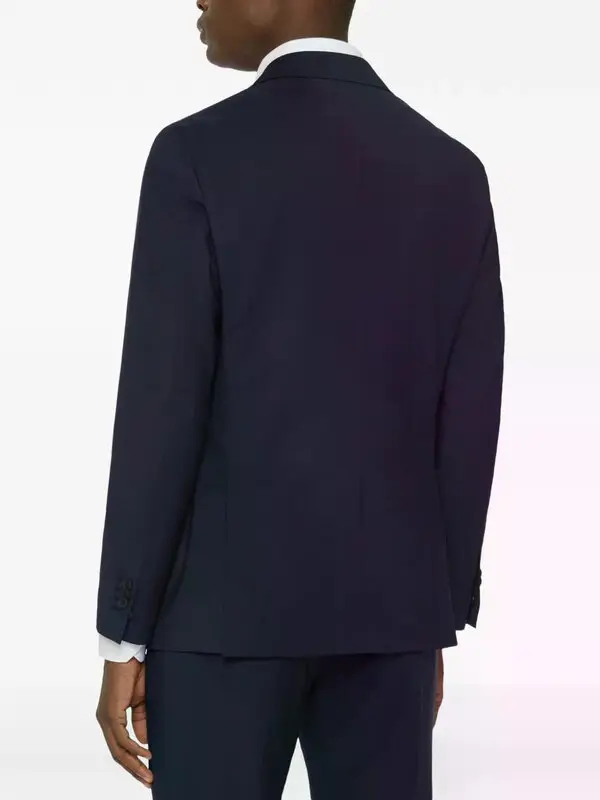 Boggi Milano Plain Wool Blazer