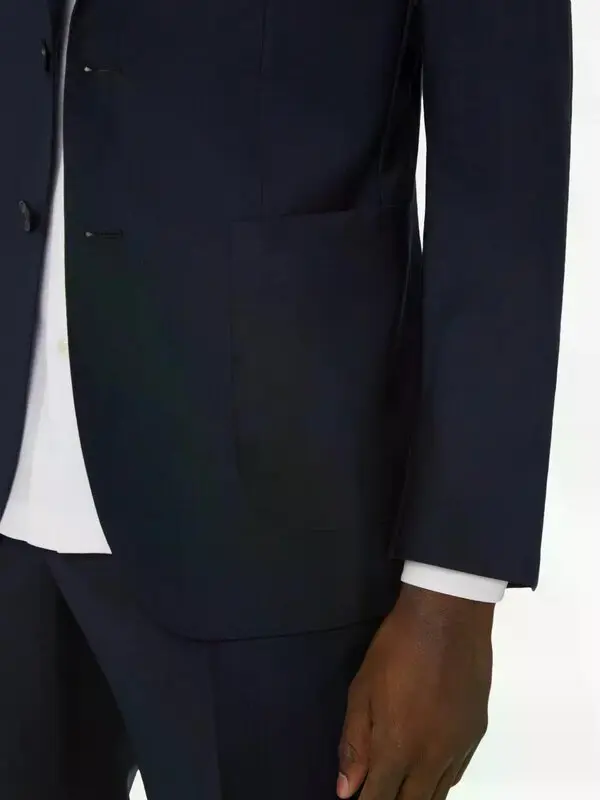 Boggi Milano Plain Wool Blazer