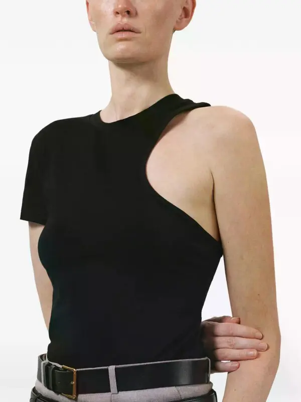 BETTTER One-sleeve T-shirt - Black