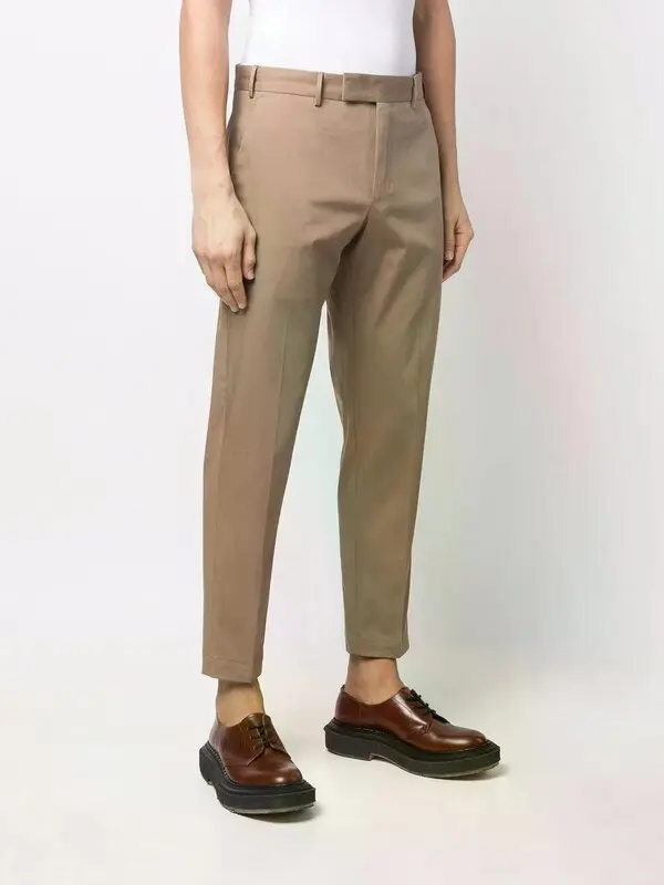 PT TORINO Cropped Tapered Chinos