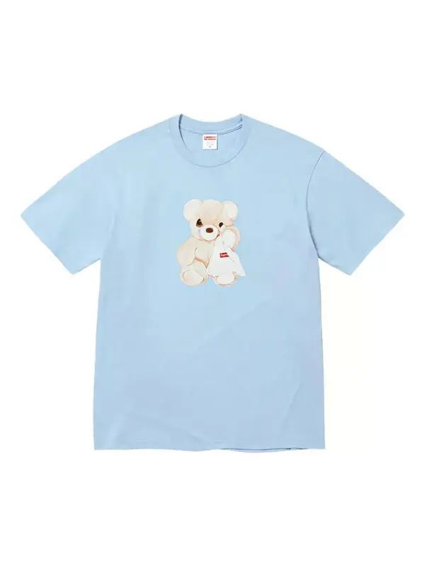 Supreme Bear-print T-shirt - Blue