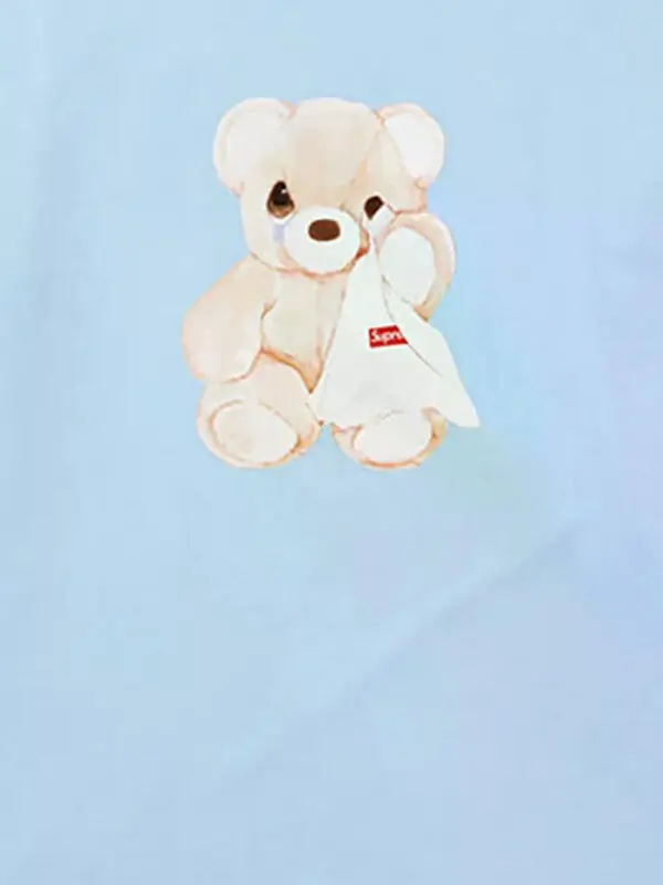 Supreme Bear-print T-shirt - Blue