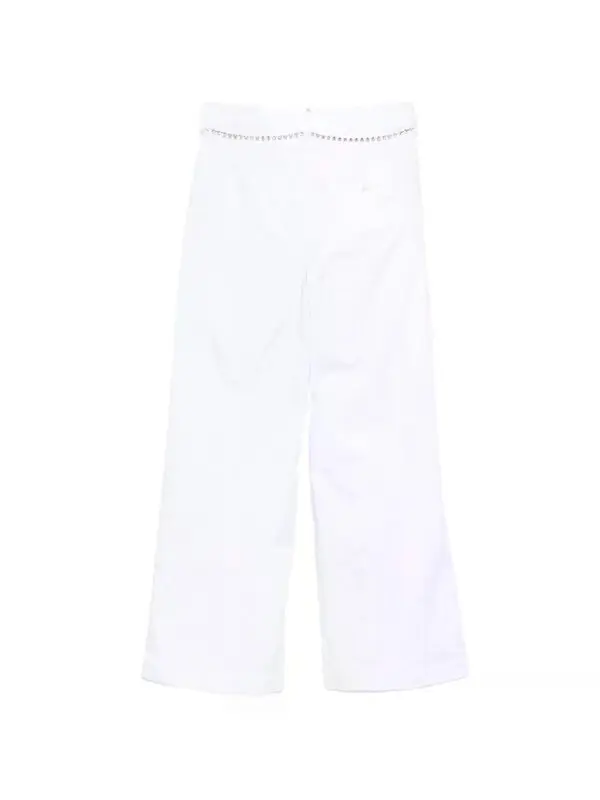 Liu Jo Cropped Trousers - White