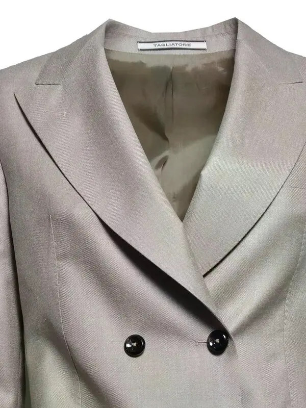 Tagliatore Double-breasted Blazer - Grey