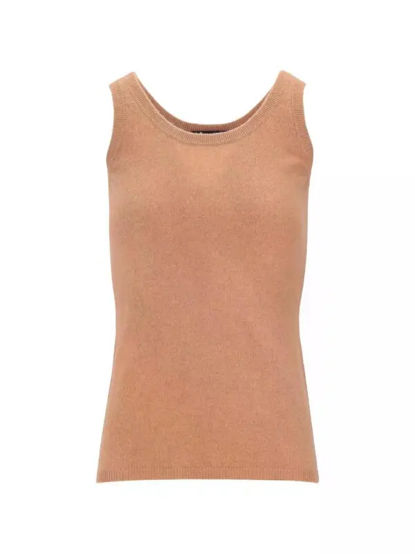 LA ROSE Fine-ribbed Tank Top