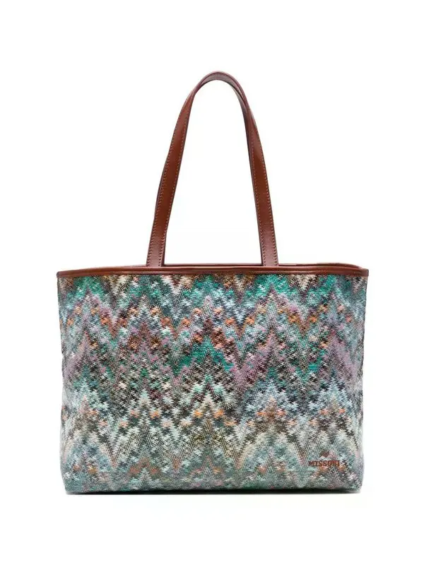 Missoni Large Zigzag Handle Tote Bag