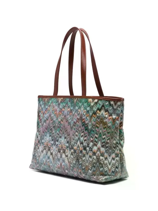 Missoni Large Zigzag Handle Tote Bag