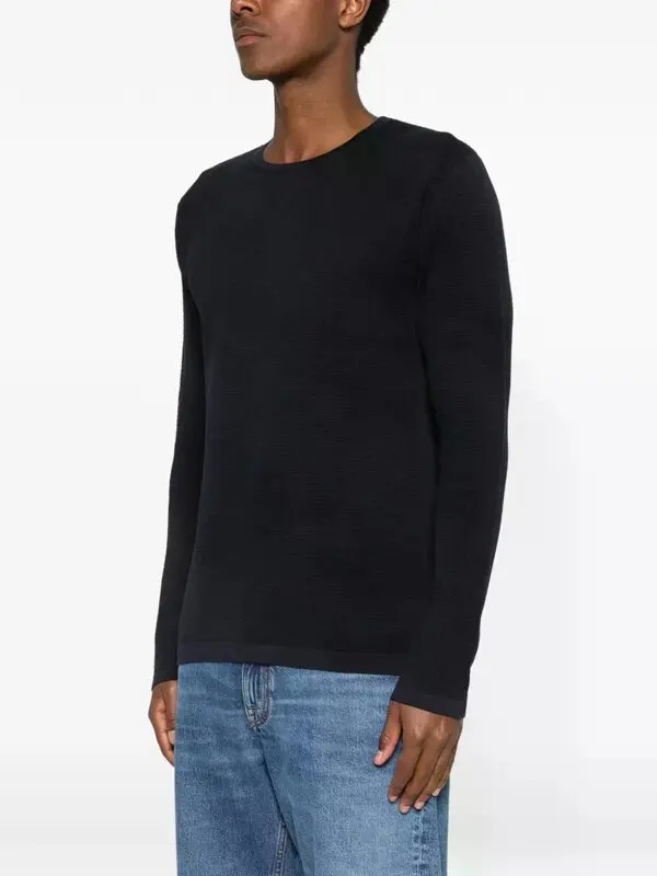DANIELE FIESOLI Textured Crew Neck Sweater