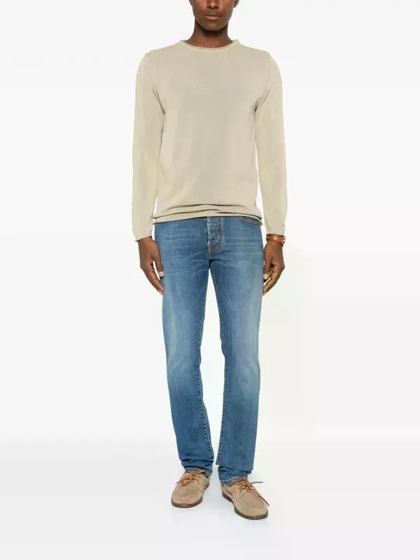 DANIELE FIESOLI Crew-neck Sweater - Neutrals