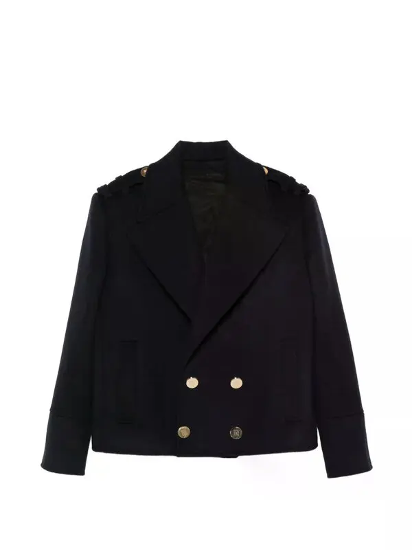 Balmain Double-breasted Pea Coat